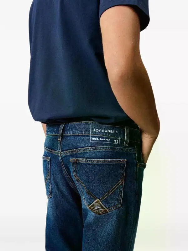 ROY ROGER'S Dapper Logo-patch Jeans