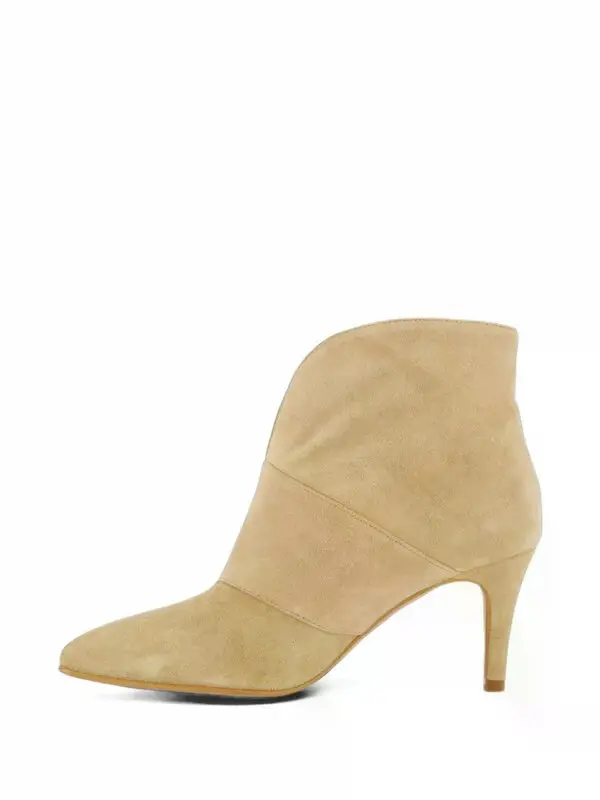 TORAL SHOES Suede Pointed-toe Ankle Boots