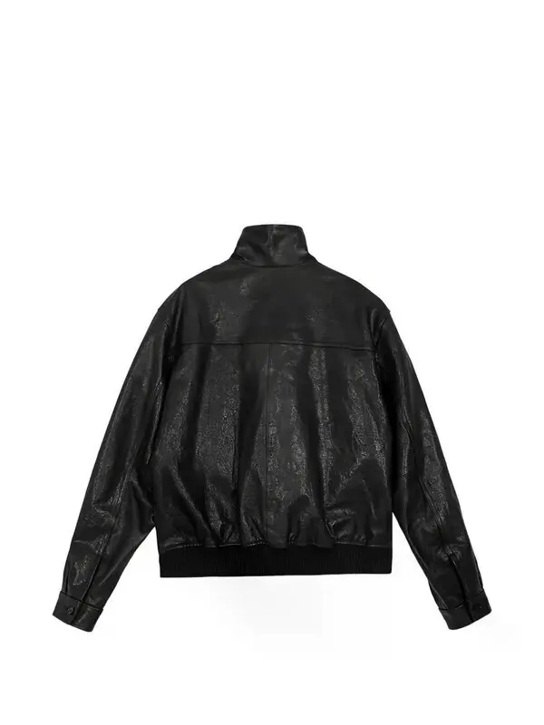 Auralee High-neck Leather Jacket