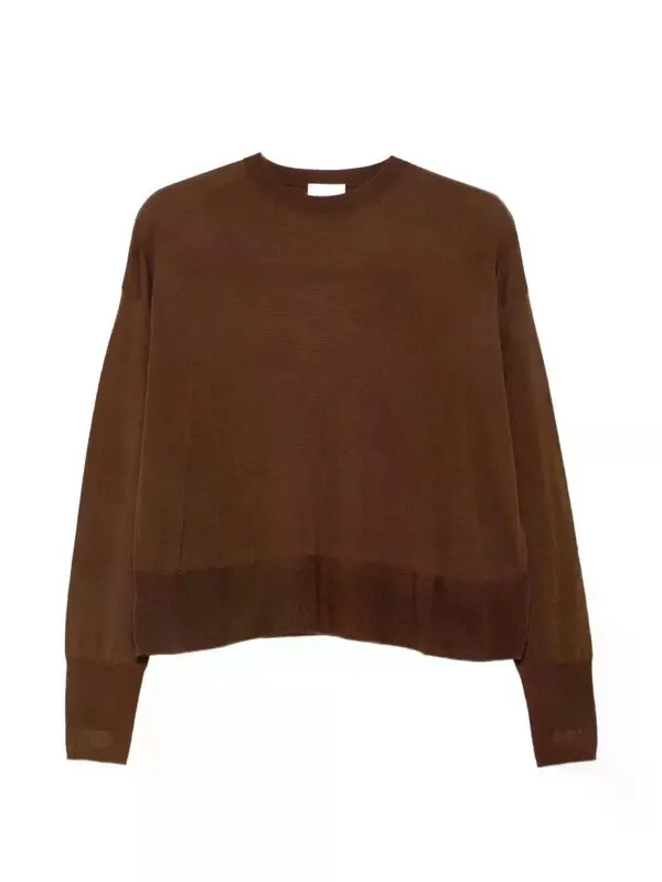 ALYSI Long-sleeve Sweater - Brown