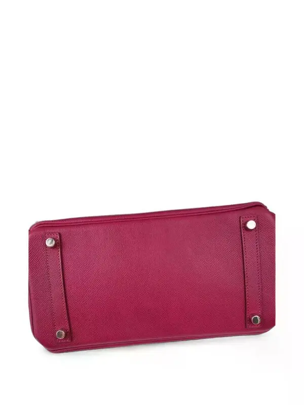 Hermès 2010 30 Birkin Epsom Leather Tote Bag - Red