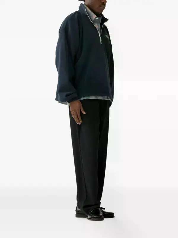 NEW AMSTERDAM SURF ASSOCIATION Half-zip Oversized Sweatshirt