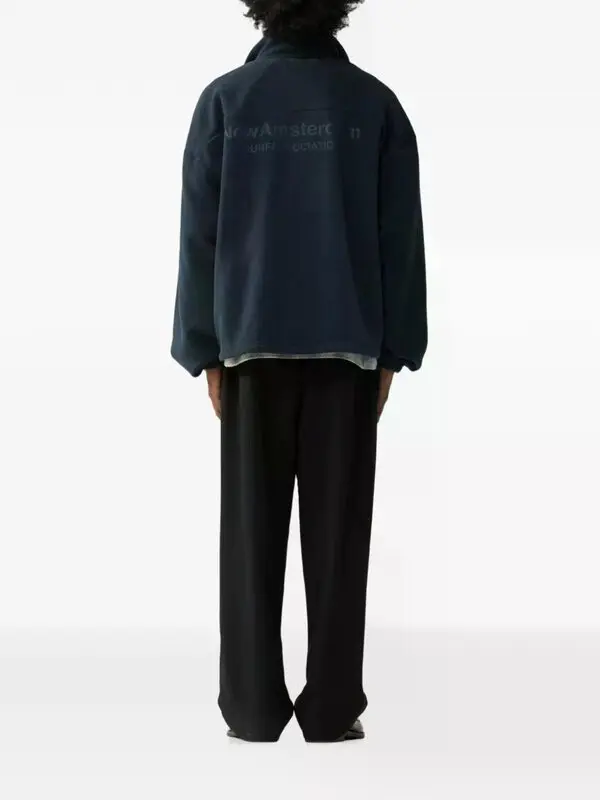 NEW AMSTERDAM SURF ASSOCIATION Half-zip Oversized Sweatshirt