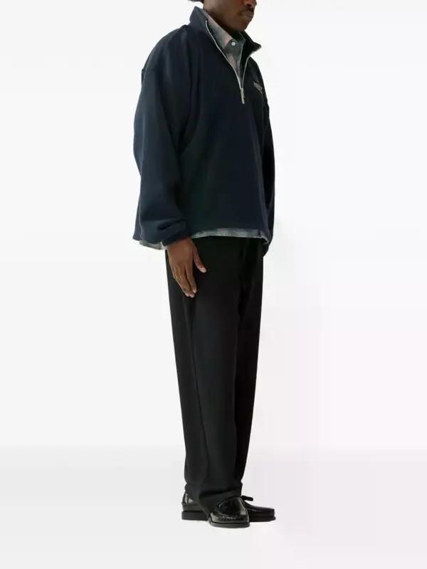 NEW AMSTERDAM SURF ASSOCIATION Half-zip Oversized Sweatshirt