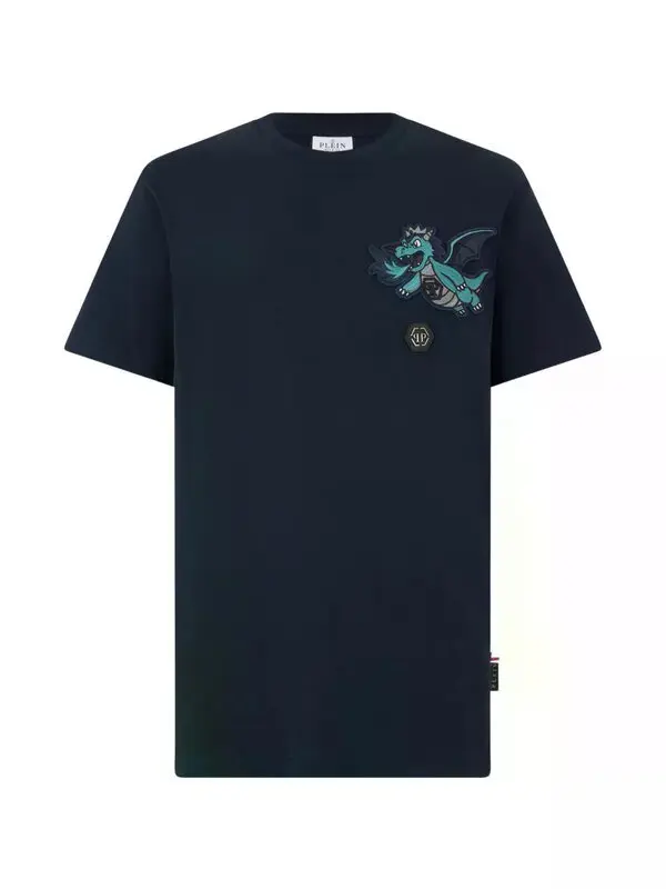 Philipp Plein Dragon-patch T-shirt