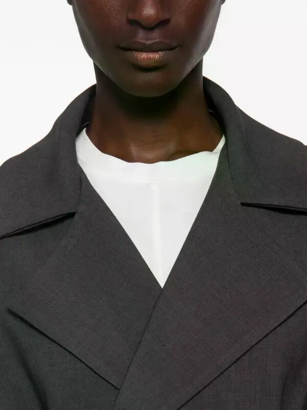 Dixie Pleated Double-breasted Blazer