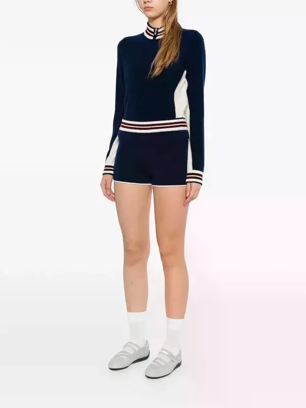 CUDDLEUP Mini Knitted Sport Shorts