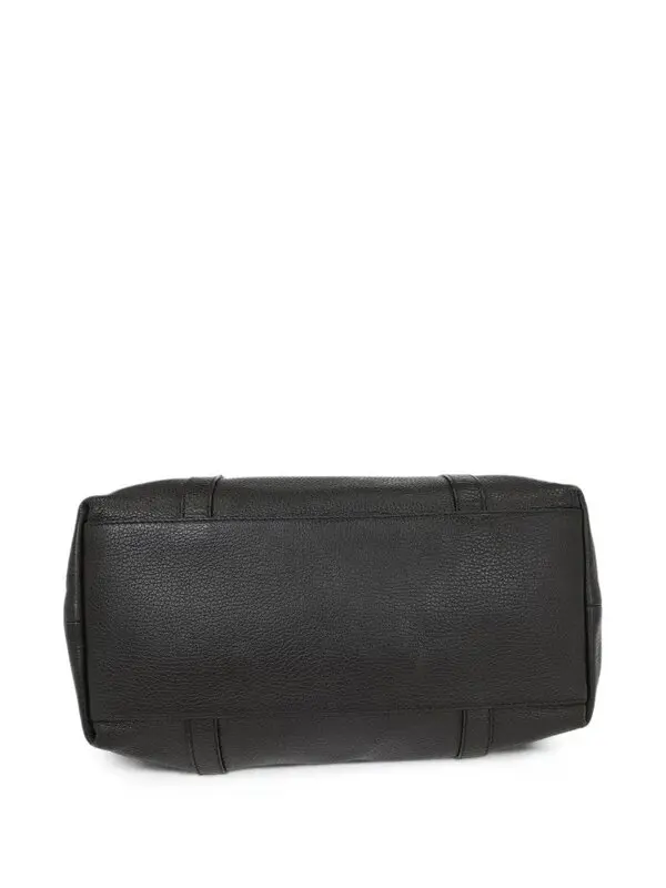 Gucci Logo-charm Pebbled Leather Tote Bag