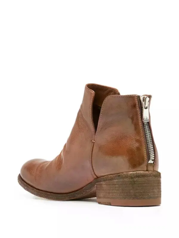 Officine Creative Shantel Leather Ankle Boots