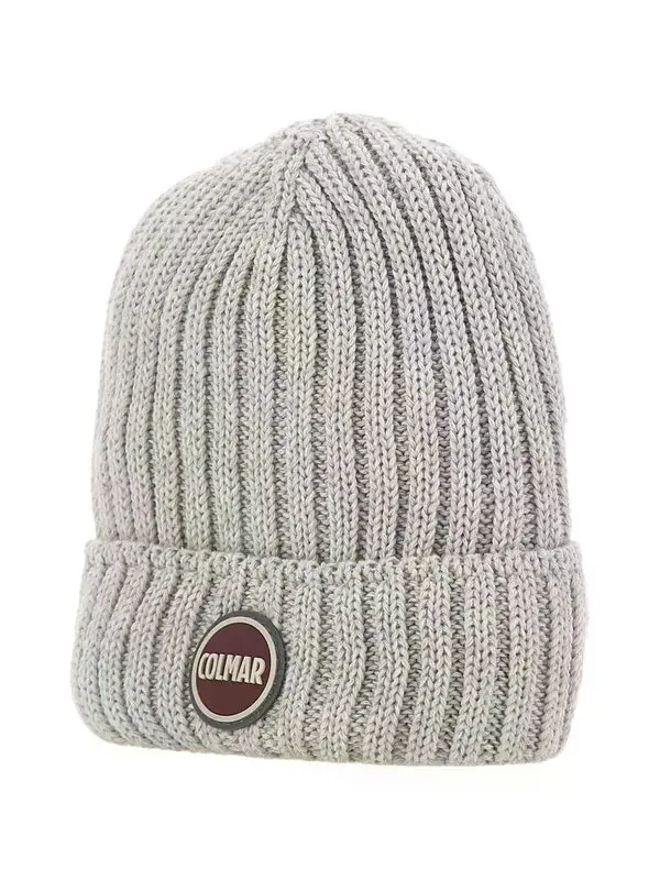 COLMAR Ribbed-knit Beanie Hat - Grey