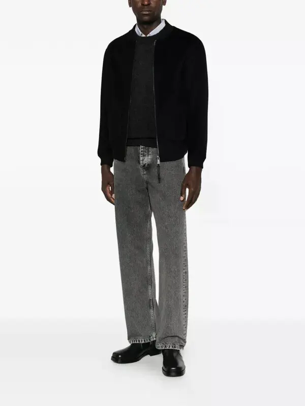 AMARANTO Zip-up Bomber Jacket