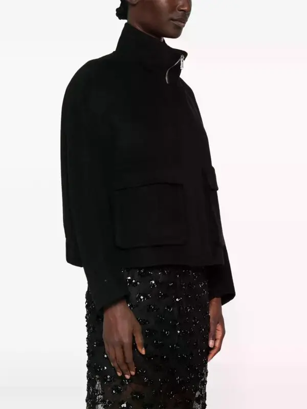 Dixie High-neck Patch-pocket Jacket