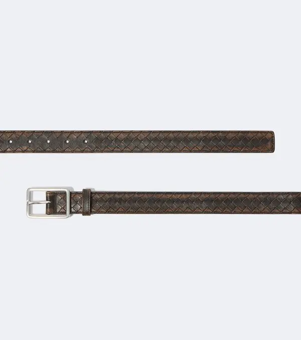 Bottega Veneta Intrecciato Leather Belt