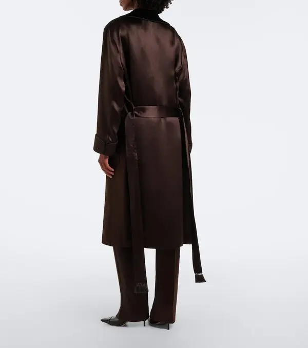 TOM FORD Silk Satin Wide-leg Pants