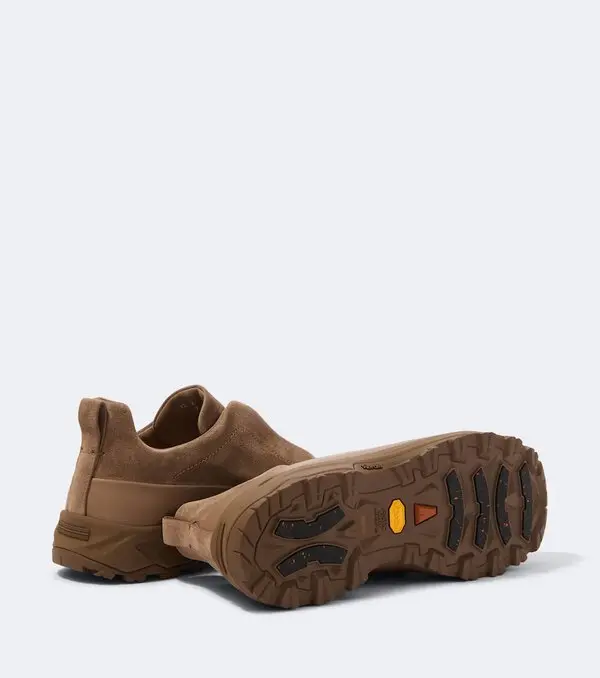 Zegna Triple Stitch Monte Suede Sneakers