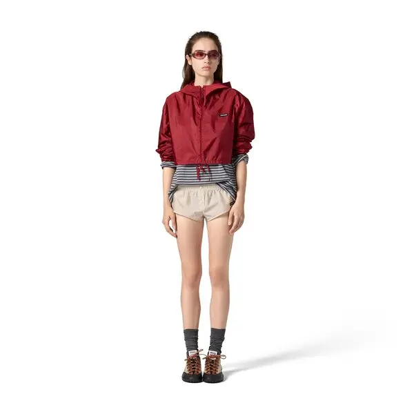 Miu Miu Technical Fabric Windbreaker - Ruby Red