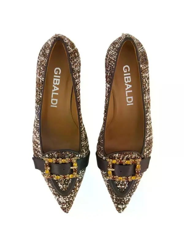 GIBALDI Martina Tweed Heeled Pumps