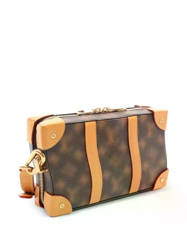 LOUIS VUITTON 2022 Soft Trunk Blurry Monogram Shoulder Bag - Brown