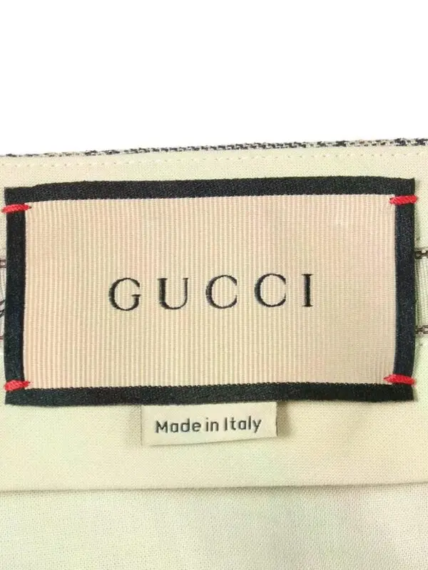 Gucci 2010s Check Trousers