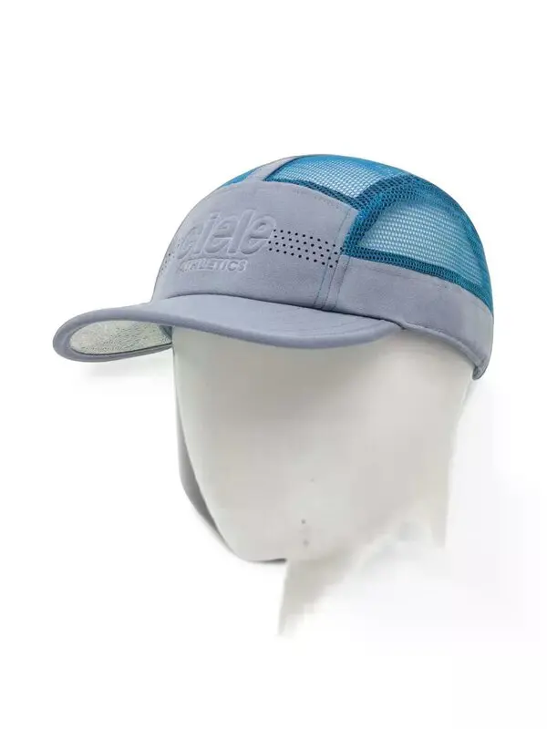 CIELE Logo-embroidered Mesh-panel Cap - Grey