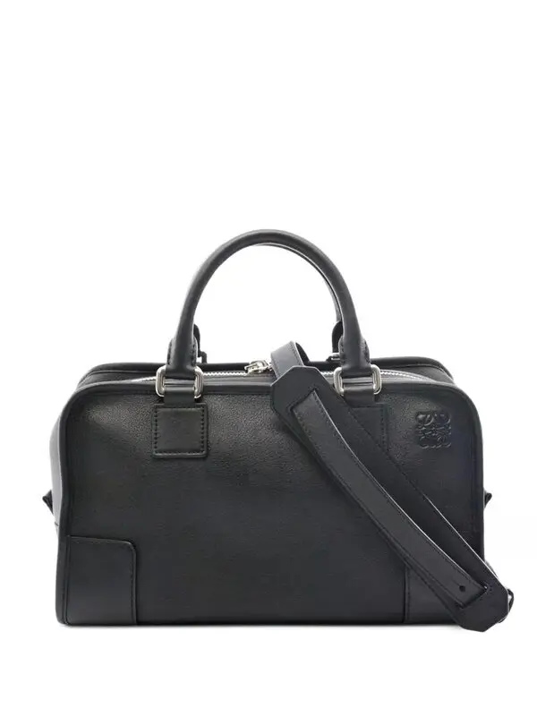 Loewe 2010s Amazona 28 Leather Tote Bag - Black