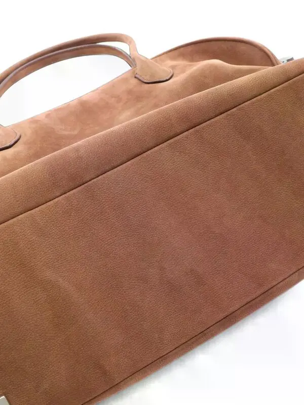 THE ROW 2020s 15 Agnes Suede Tote Bag