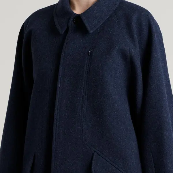 You Must Create Tyrell Wool Trench Coat End. Exclusive
