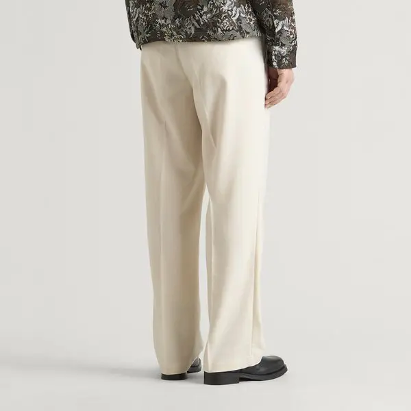 LES DEUX Brushed Twill Tailored Trousers