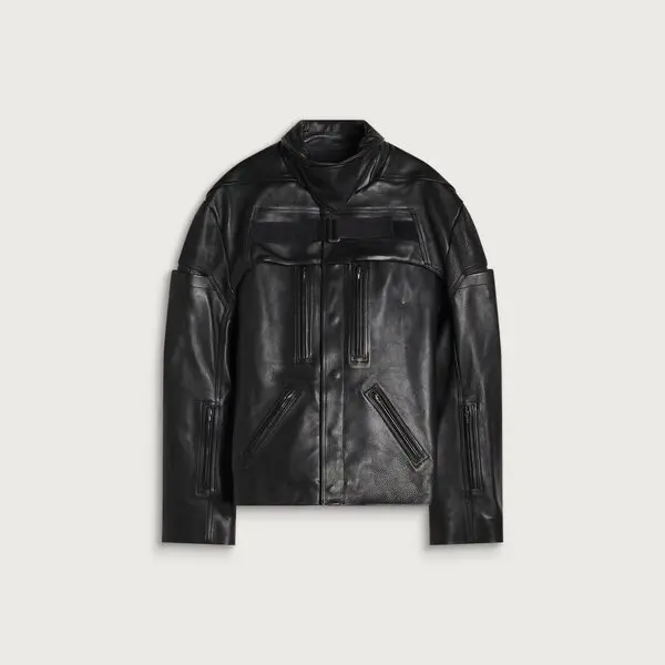 Rick Owens 2 Piece Leather Bomber