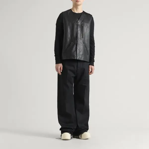 Rick Owens 2 Piece Leather Bomber