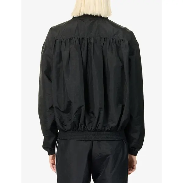 JAY3LLE Brand-embroidered Soft-shell Jacket - Black
