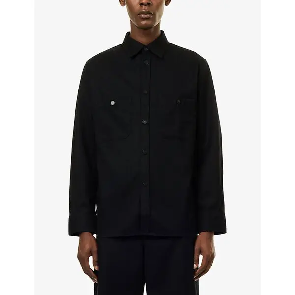 Givenchy Patch Pocket Wool Shirt