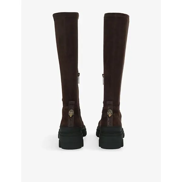 Kurt Geiger Stomp Sock Suede Knee-high Boots