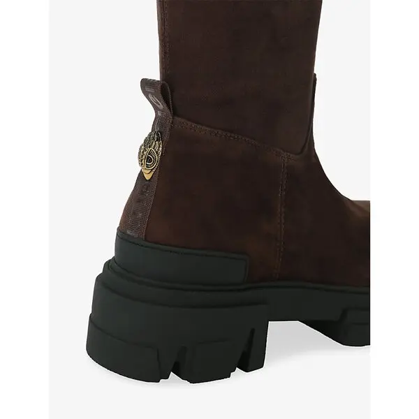 Kurt Geiger Stomp Sock Suede Knee-high Boots