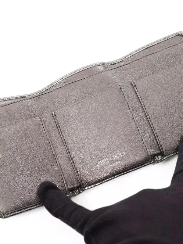 JIMMY CHOO 2010s Nemo Star-stud Trifold Wallet