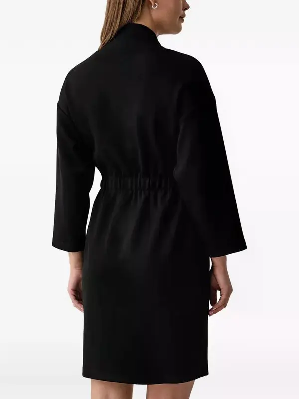 Joseph Ribkoff Drawstring-waist Zip-up Dress - Black