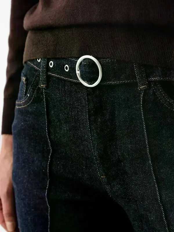 JOOP! Belted Pin-tucked Jeans