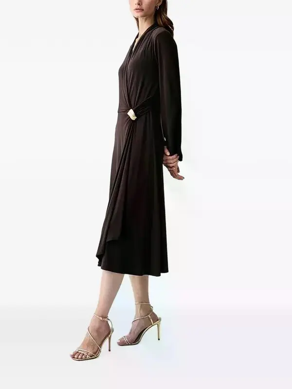 Joseph Ribkoff Buckle-detail Wrap Dress
