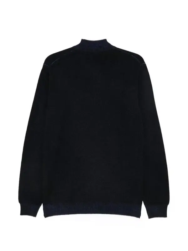 Fedeli Quarter-zip Knitted Sweater