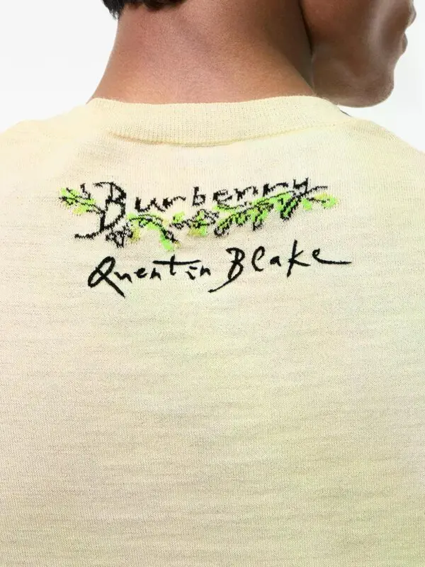 Burberry Wool-silk Brave Little Tree Sweater