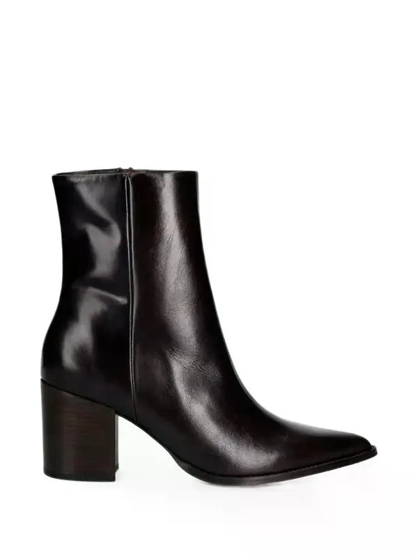 JONAK PARIS Pointed-toe Block-heel Ankle Boots