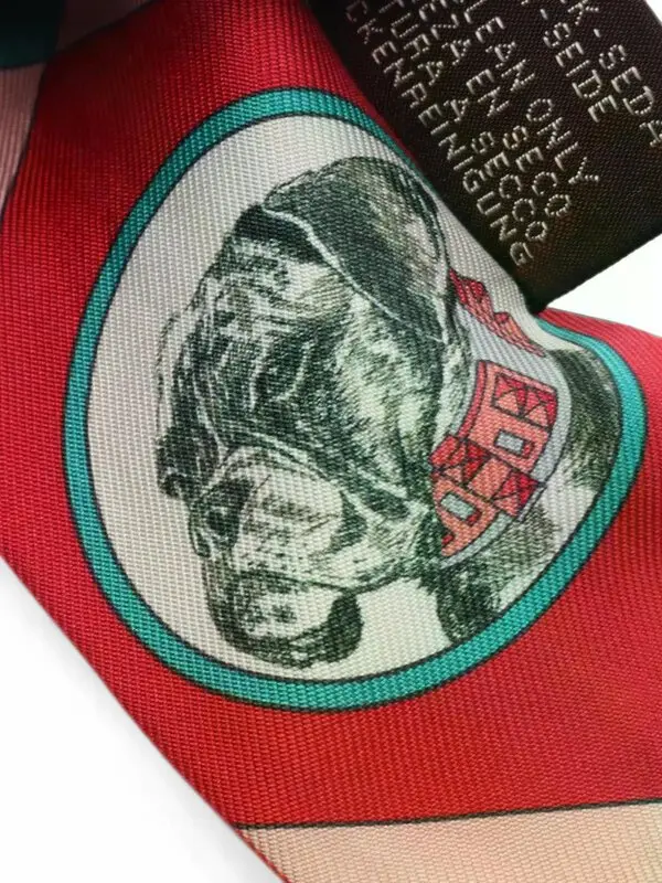 Hermès 2010s Colliers De Chiens Twilly Scarf