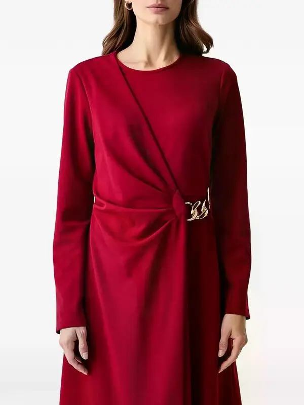 Joseph Ribkoff Chain-detail Draped Dress