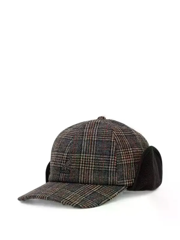 KANGOL Check-pattern Ear-flap Cap