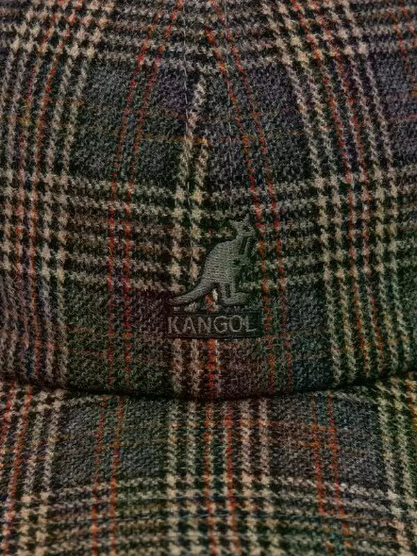 KANGOL Check-pattern Ear-flap Cap