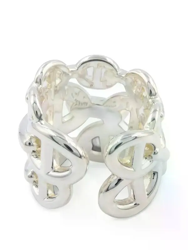 Hermès 2010s Gm Chaîne D'ancre Enchainée Ring