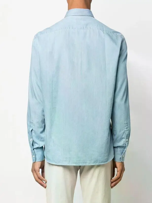 Brunello Cucinelli Long-sleeve Cotton Shirt