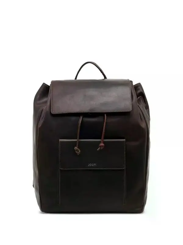 JOOP! Cerratano Claudio Foldover-top Drawstring Backpack - Brown