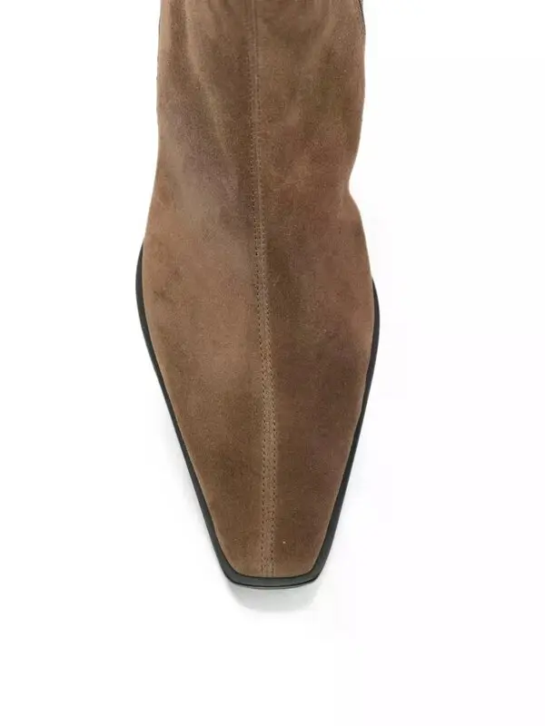 KENNEL&SCHMENGER Zuri Fringed Stud-embellished Ankle Boots