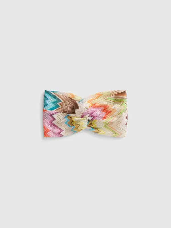 Missoni Hair Band With Zig Zag Motif - Multicoloured